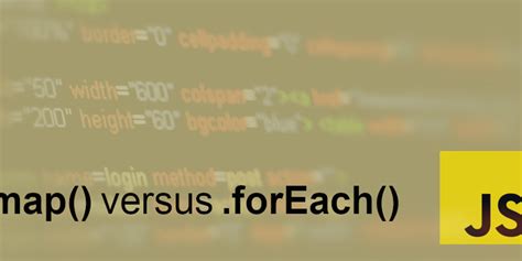 Javascript Map Versus Foreach Dev Community