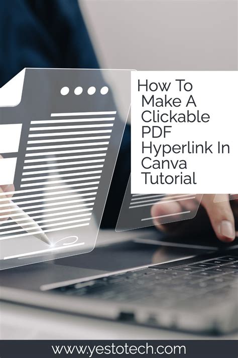 how to make a clickable pdf hyperlink in canva tutorial how to add