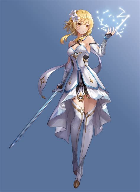 Lumine Genshin Impact Drawn By Lunacle Danbooru
