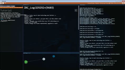 hacknet my terminal driven hacking game was just released for free