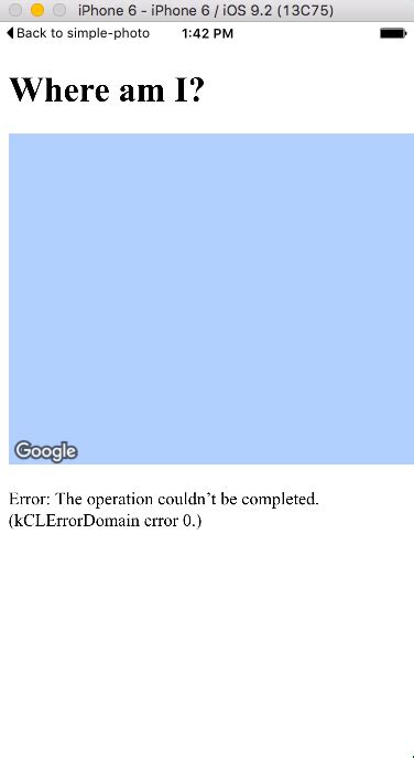 GeoLocation And Camera Not Working On Meteor Run Ios Stack Overflow