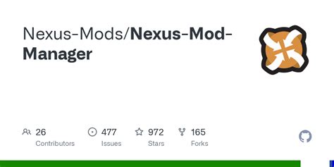 Releases · Nexus Modsnexus Mod Manager · Github