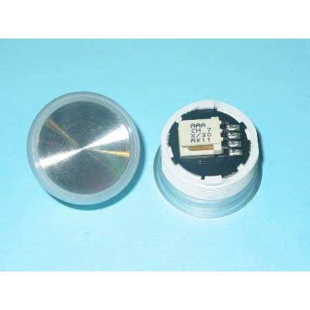 Ss4 Concave Flush Red Led 24v Button Mmiii Aaa23500ch7 Unitec Parts