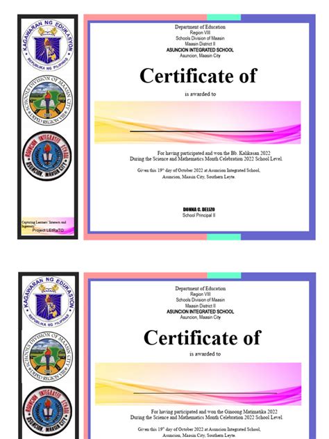 Certificate Math Pdf Science Mathematics