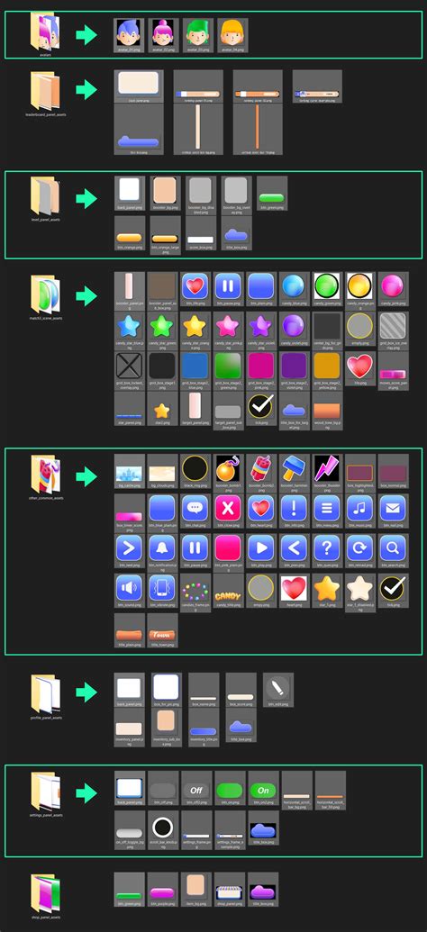 Match Candy Game UI Pack By Acmgame