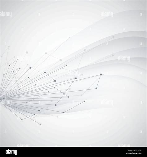 Abstract Geometric Background With Connected Lines And Dots Stock Vector Image And Art Alamy