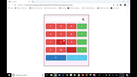 How To Make Calculator Using HTML CSS And JavaScript YouTube