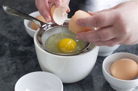 The Secret To Perfectly Poached Eggs Is A Fine Mesh Strainer Sara