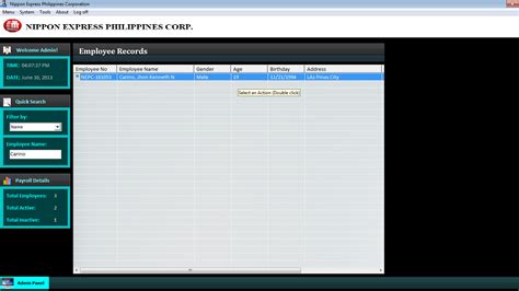 Computerized Payroll System VB SourceCodester