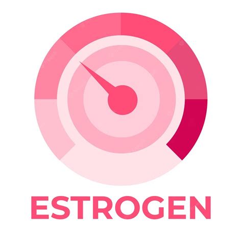 Premium Vector Estrogen Level Meter Vector Illustration