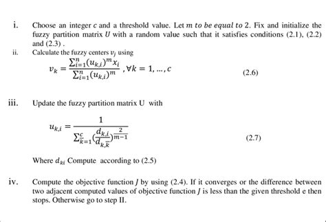 Presents Fcm Algorithm Download Scientific Diagram