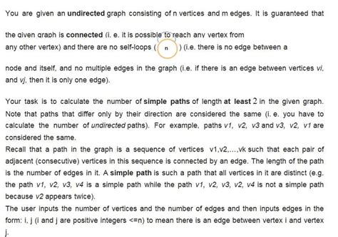 Solved You Are Given An Undirected Graph Consisting Of N