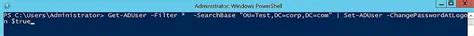 Managing Active Directory Users Via Set Aduser