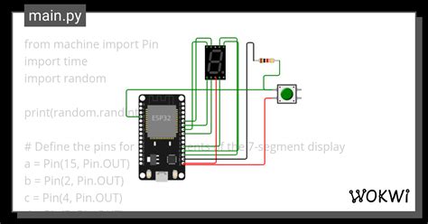 7 Seg Esp32 Wokwi Esp32 Stm32 Arduino Simulator