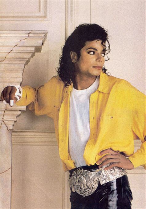 Michael Jackson Yellow Sweater Poster