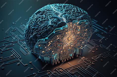 기술 및 엔지니어링 개념 인공 지능 Ai 기계 학습 빅 데이터 사이버 마음 지배 채팅 봇 채팅 Gpt 로보 어드바이저 로봇 두뇌 미래 생성 Ai 프리미엄 사진