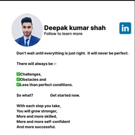 Deepak Kumar Shah On Linkedin Skills Development Hardwork 39 Comments