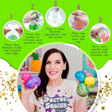 Doctor Squish Glow In The Dark Squishy Pack Refills Qatar Ubuy
