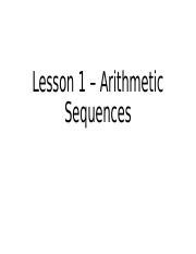Understanding Arithmetic Sequences: Formulas, Examples & Practice | Course Hero