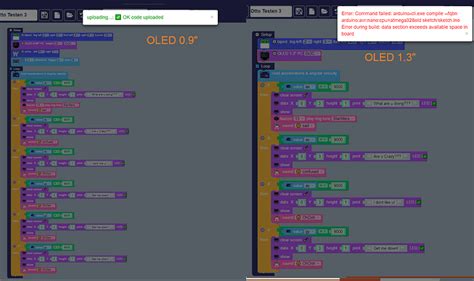 No Space In Arduino Nano Displays Arduino Forum