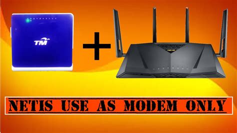 configure netis for modem only youtube