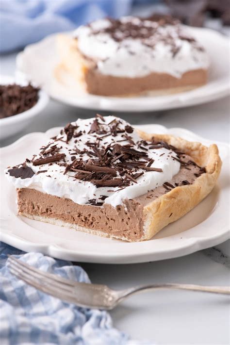 French Silk Slab Pie Amandas Cookin