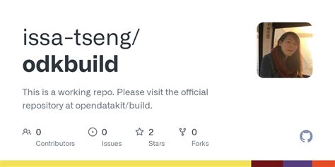 GitHub Issa Tseng Odkbuild This Is A Working Repo Please Visit The Official Repository At