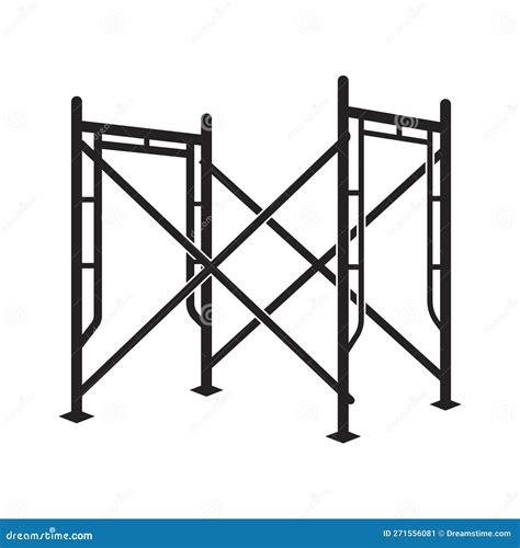 Scaffolding Icon Stock Vector Illustration Of Icon 271556081
