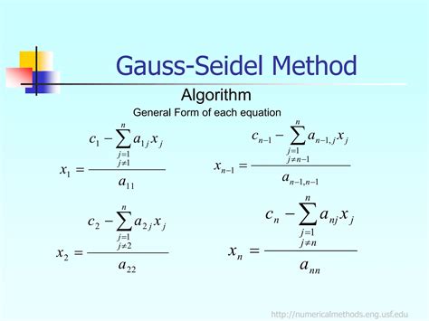 Gauss Seidal Methodppt