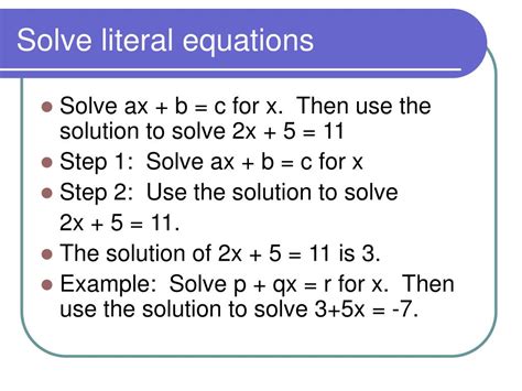 Ppt Rewrite Equations And Formulas Powerpoint Presentation Free