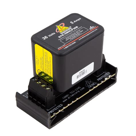 36v 2 Pair Hybrid Field Replaceable Suppression Module W Hardwired Base