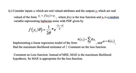 Solved Q2 Consider Inputs Xi Which Are Real Valued