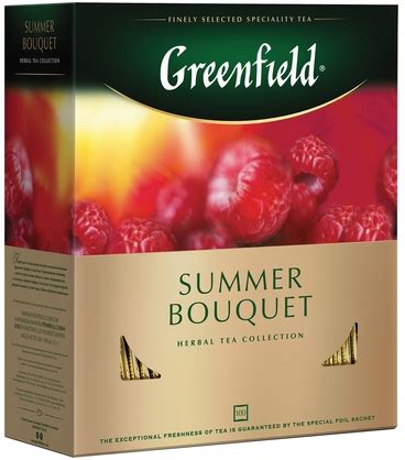 Greenfield Tea "Summer Bouquet" Greenfield 100 Pieces · Stationery