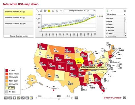 make interactive maps with statsilk software