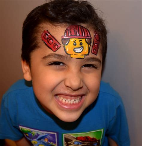 Lego Face Painting