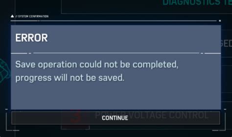 Save Operation Could Not Be Completed Progress Will Not Be Saved R SpidermanPS
