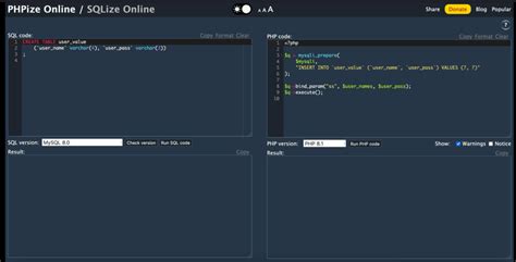 Online Php And Sql Sandbox With Chatgpt Support Dev Community