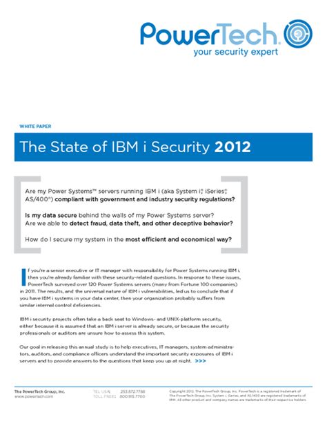 The State Of IBM I Security Study BankInfoSecurity