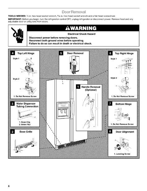 Kenmore Coldspot 106 Refrigerator Installation Manual