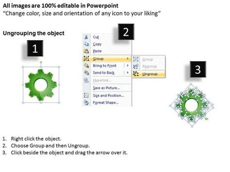 PowerPoint Slide Chart Gears Ppt Theme