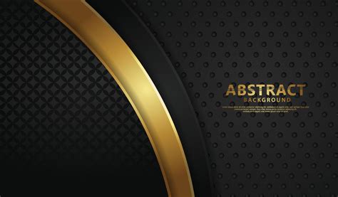 Luxury Overlap Layers Abstract Background With Lines Effect Realistic On Textured Dark