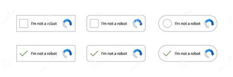Recaptcha, I M Not a Robot. Confirmed Recaptcha. I M Not a Robot Button Set. Website Security ...