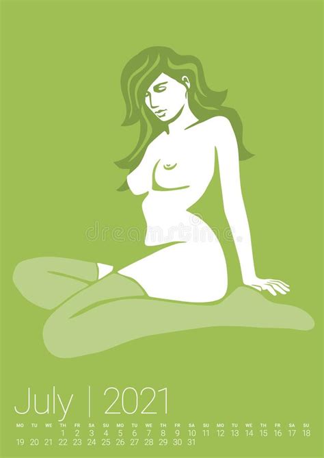 Vector Erotic Calendar Stock Vector Illustration Of Layout