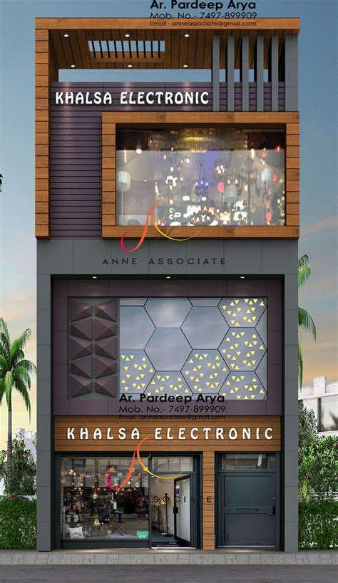 Modern House Exterior Commercial Design Exterior Building Front