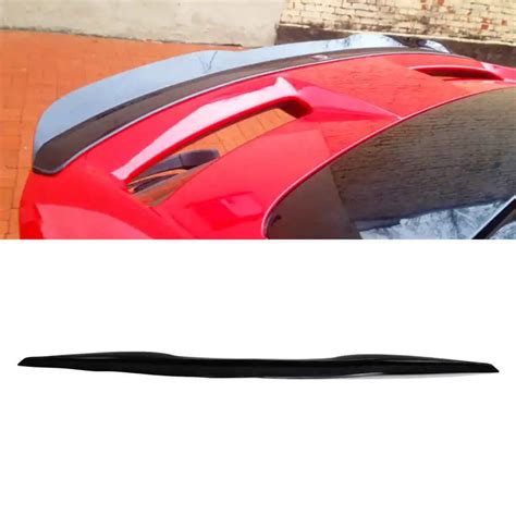 유니버설 블랙 트렁크 루프 트림 자동차 114cm 리어 스포일러 고무 매력적인 안정적인 안티 Uv 공기 역학 자동 스타일링스포일러 And 날개 Aliexpress