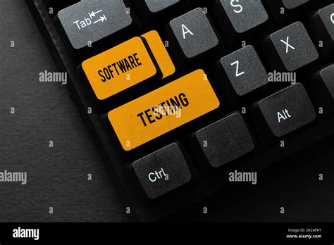 Inspiration Montrant Le Test De Logiciel De Signe Activité Dapproche