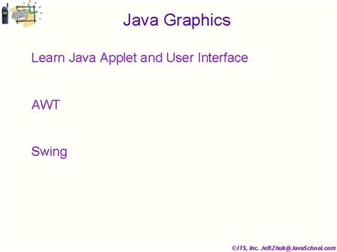 java graphics learn java applet and user interface