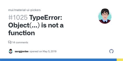TypeError Object Is Not A Function Issue Mui Material Ui Pickers GitHub