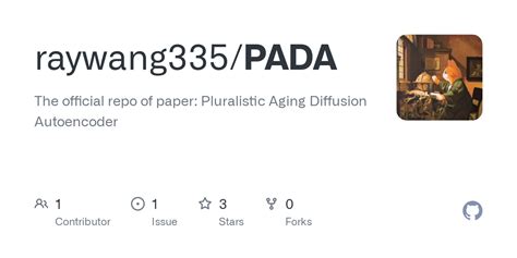 Github Raywang335pada The Official Repo Of Paper Pluralistic Aging Diffusion Autoencoder