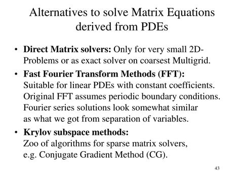 PPT Numerical Integration Of Partial Differential Equations PDEs PowerPoint Presentation